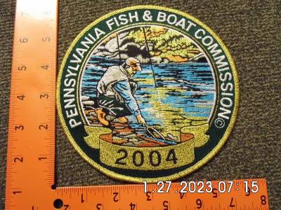Pennsylvania Fish & Boat Commission 2004 Patch (each) – Top Lot ...