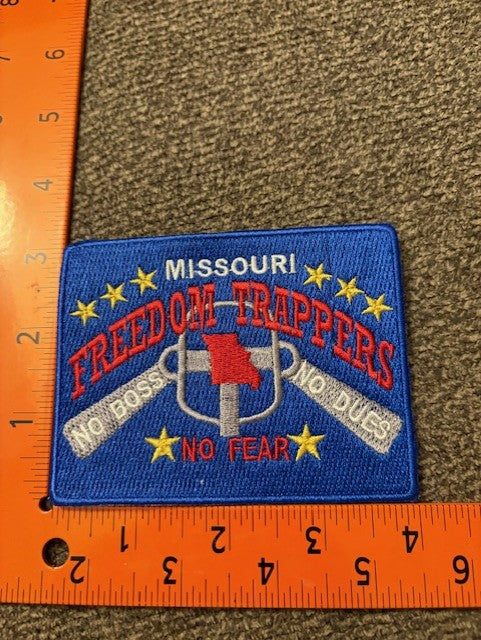 Missouri Freedom Trappers Association Patch (each) – Top Lot Stretcher Co
